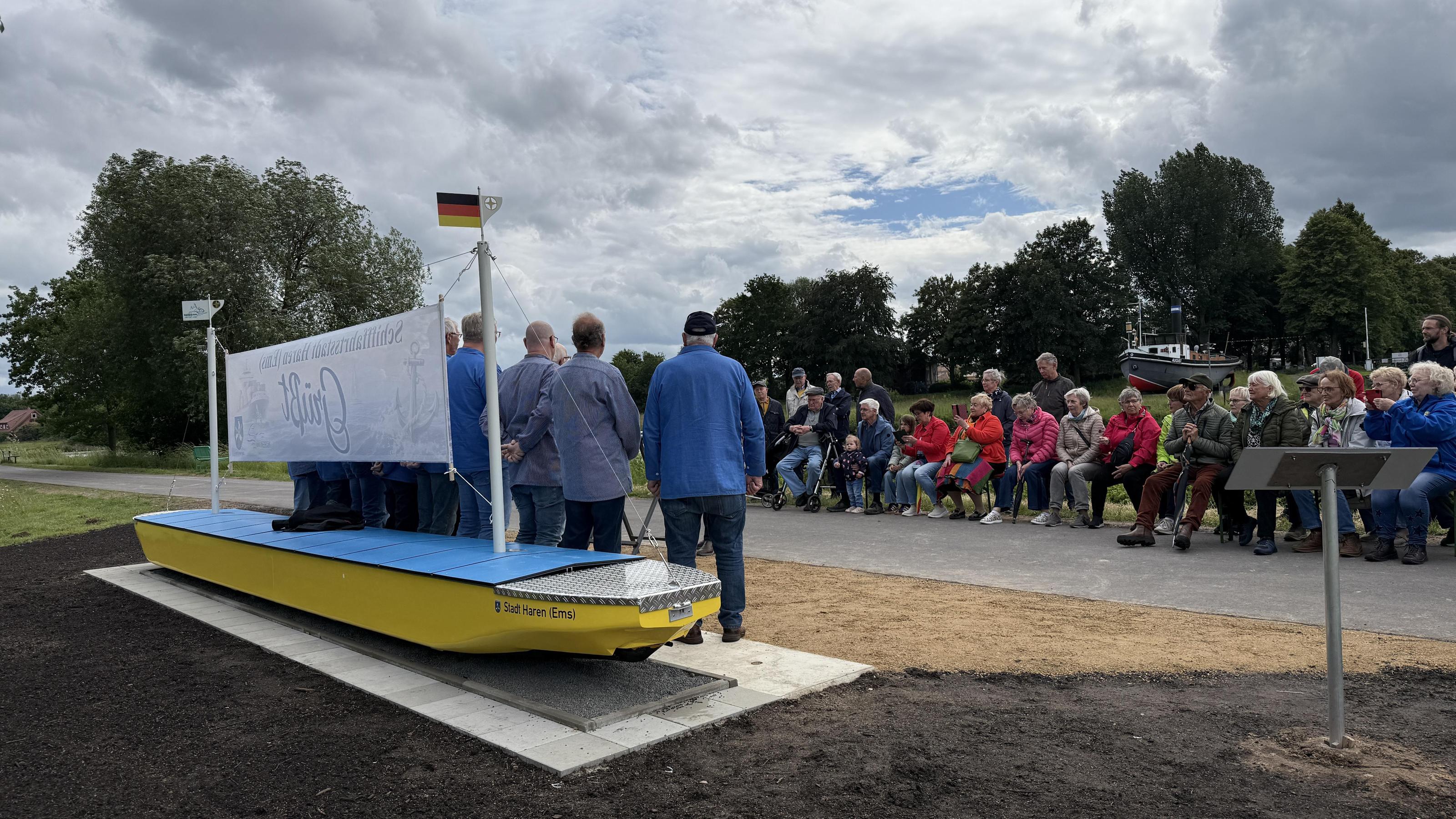 Eine neue Schifffahrtsbank für Haren