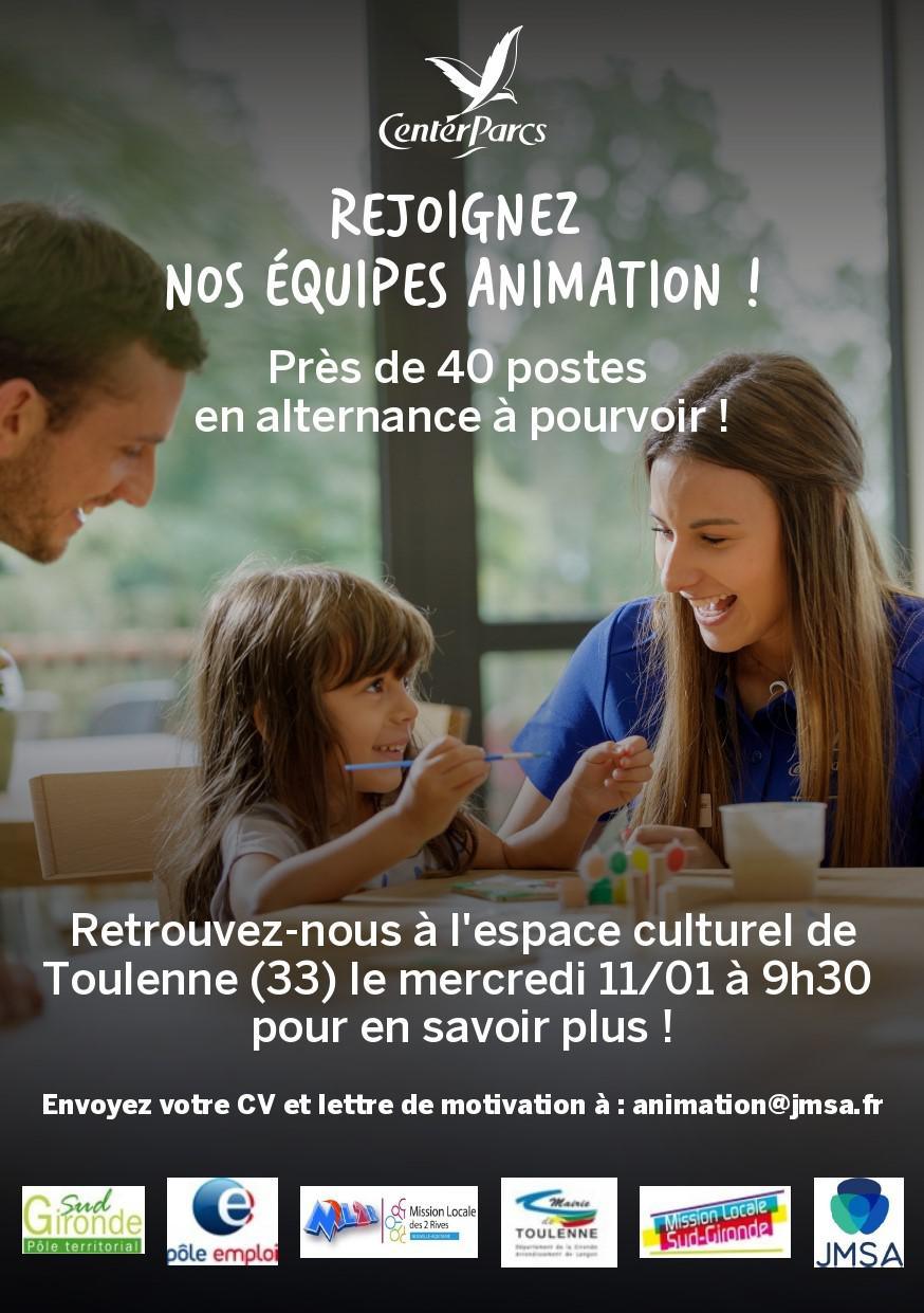 Le groupe "Center Parcs" recrute