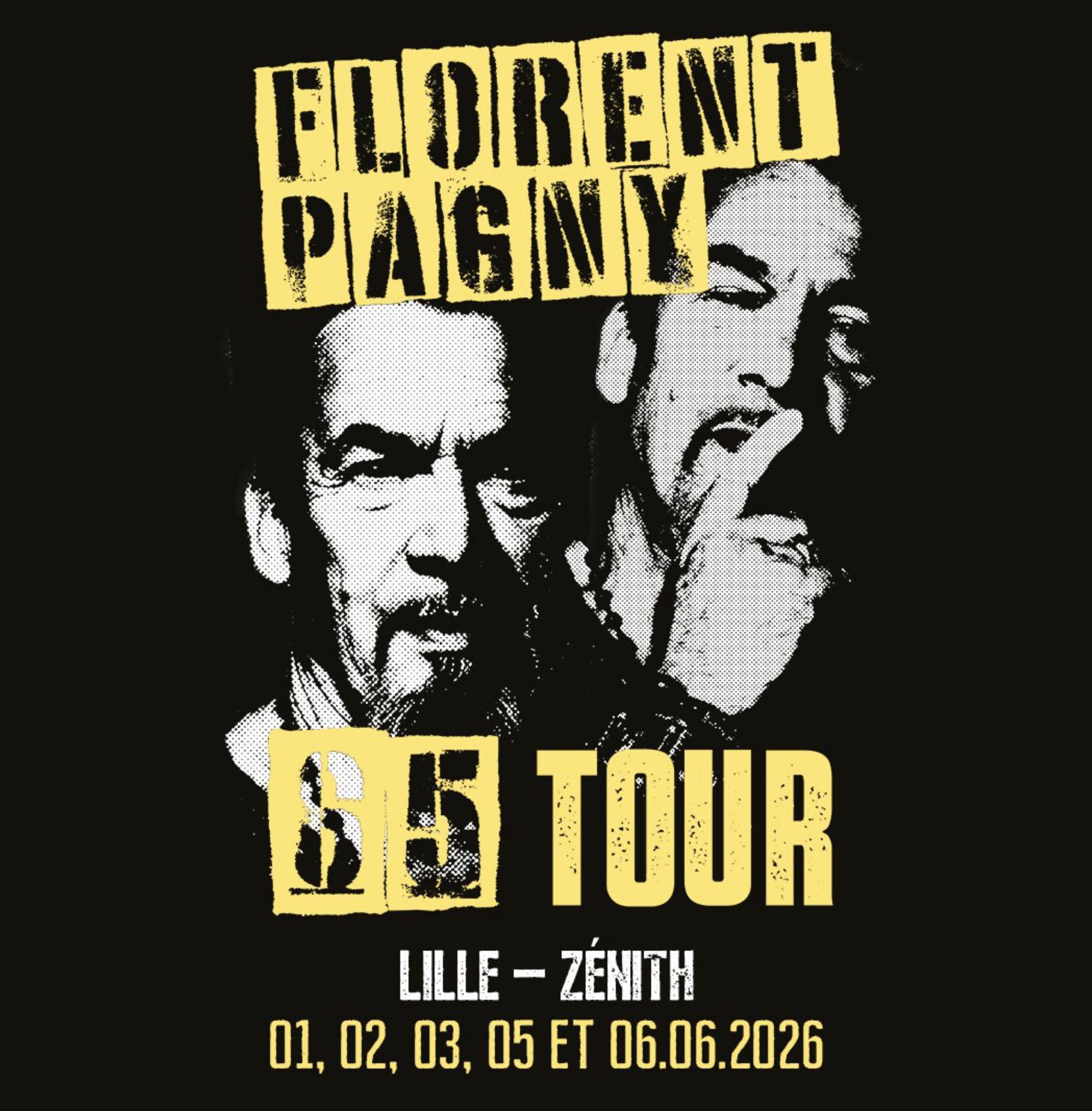 Concert Florent Pagny Lille 2 juin 2026 Zénith