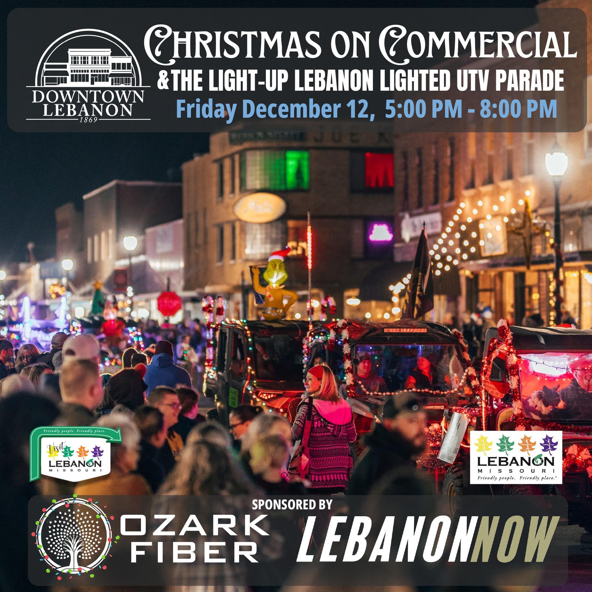 Christmas on Commercial/ Light-Up Lebanon Lighted UTV Parade