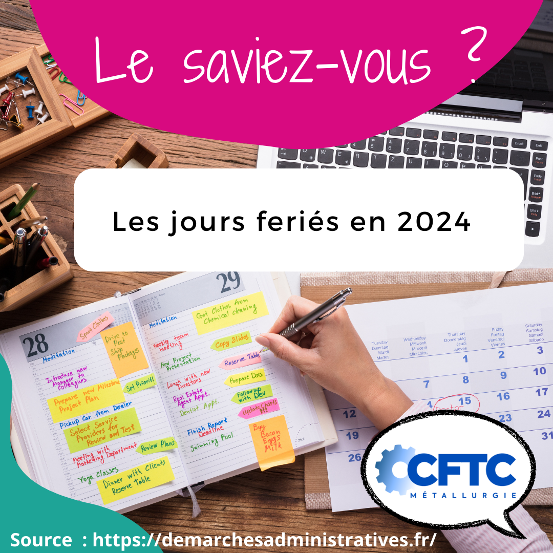 Le saviez-vous ? Jours feriés 2024 📅🤓