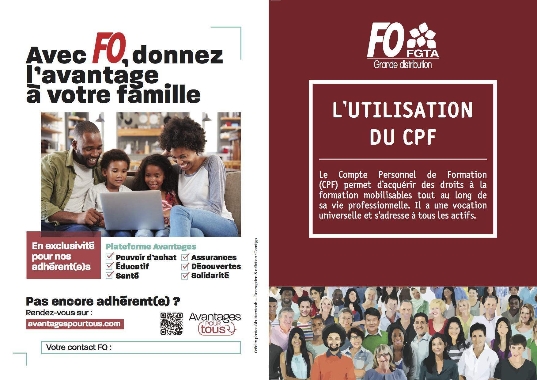 L'utilisation du CPF