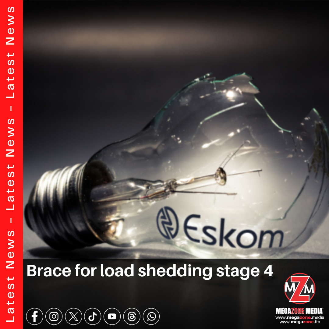 LATEST NEWS: Brace for load shedding stage 4