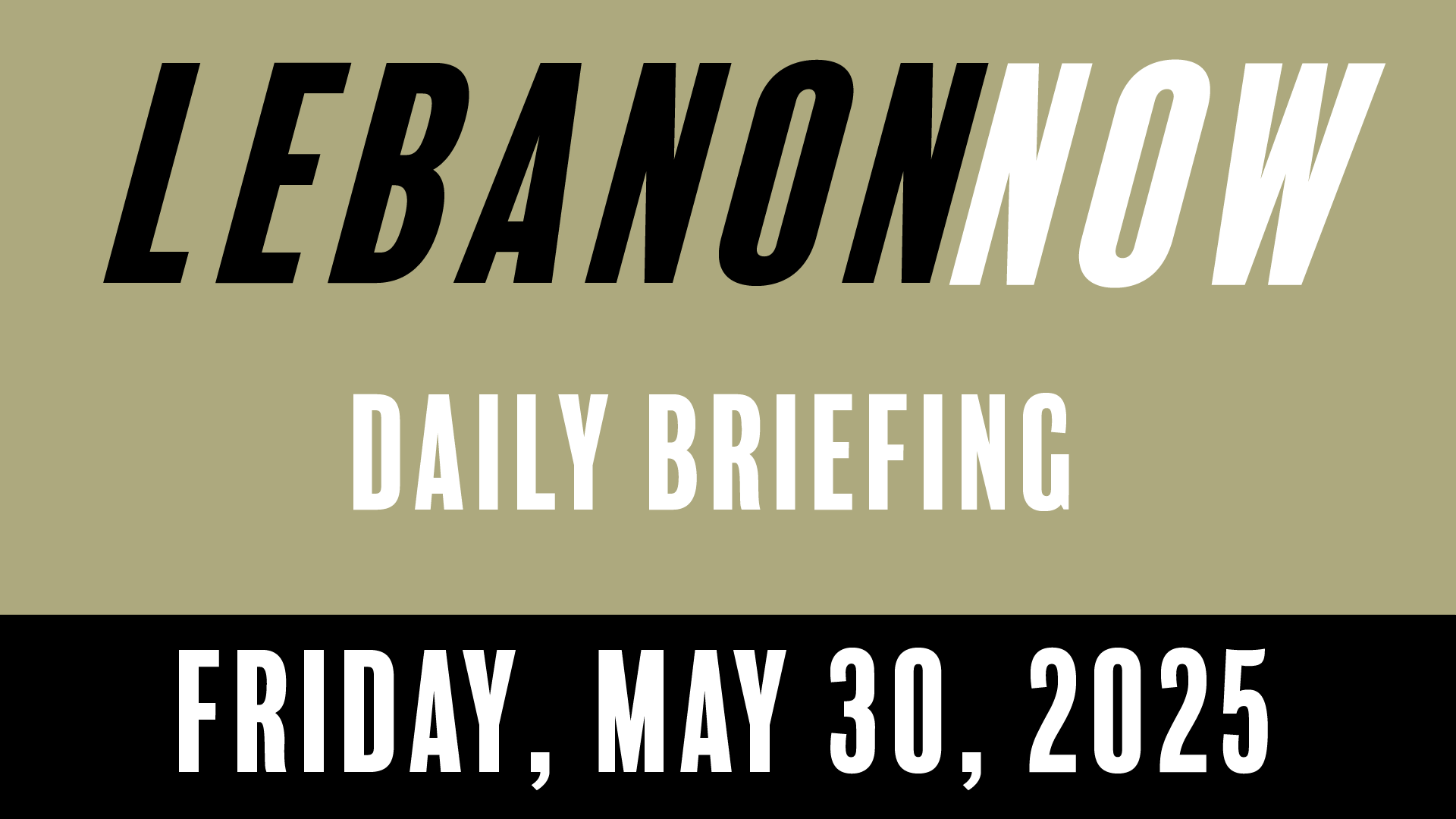 Good Morning. It’s Friday, May 30, 2025, and this is your Daily Briefing.
