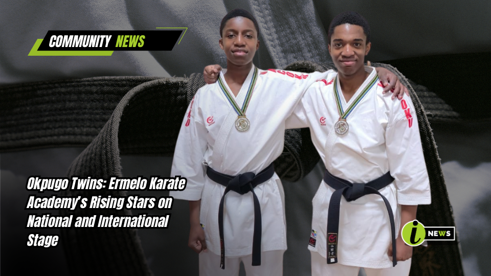 Ermelo Karate Twins Earn Shodan and SA Colours Recognition | iNews Ermelo
