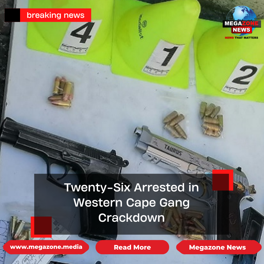 Twenty-Six Arrested in Western Cape Gang Crackdown