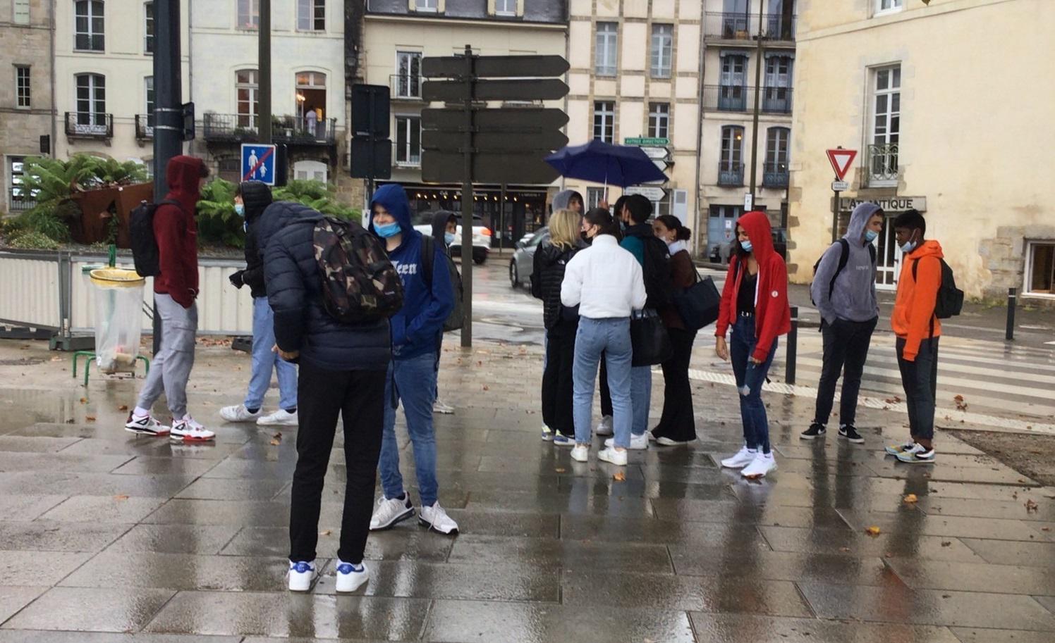 Les secondes en bac pro MRC à la découverte d'enseignes vannetaises