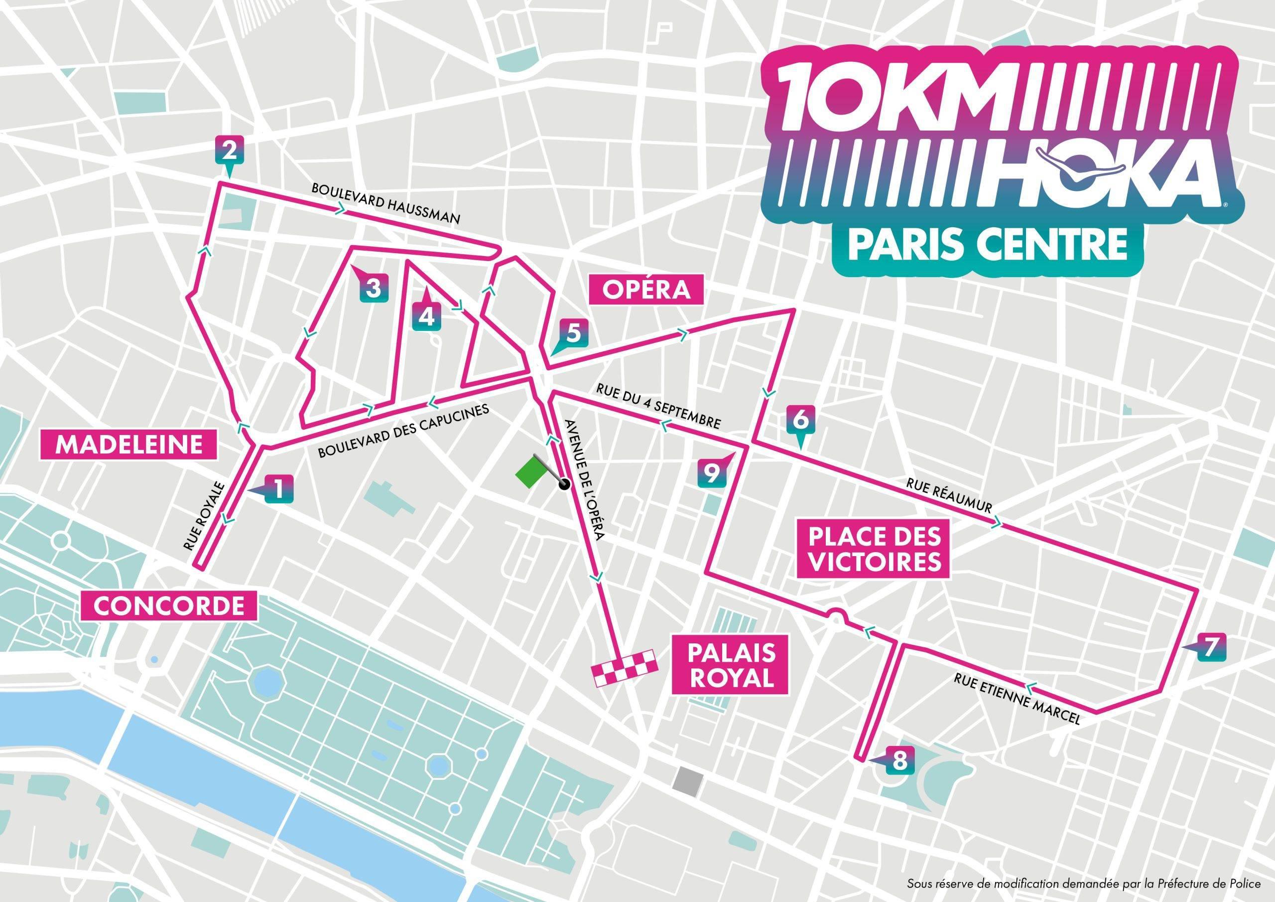10km HOKA Paris Centre - courez au cœur de la capitale