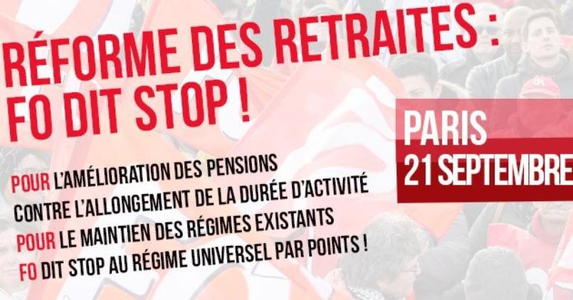 Pourquoi FO est opposé à la réforme des retraites