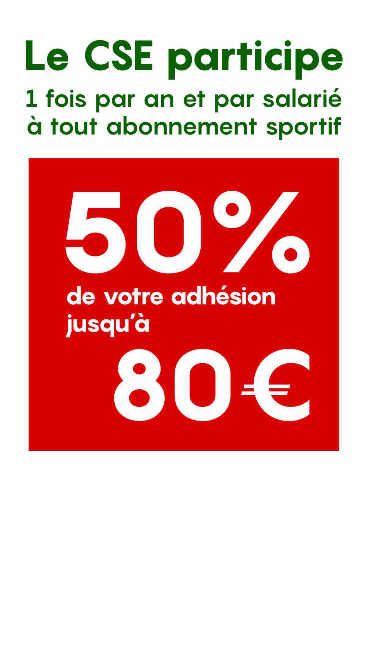 SUBVENTION CSE ACTIVITÉ SPORTIVE