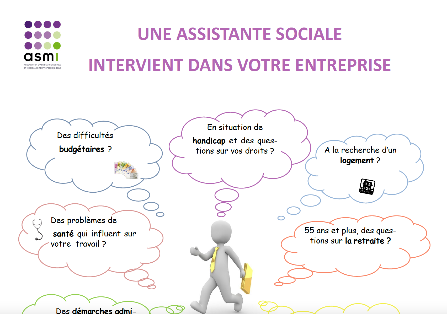 UNE ASSISTANTE SOCIALE INTERVIENT DANS VOTRE ENTREPRISE
