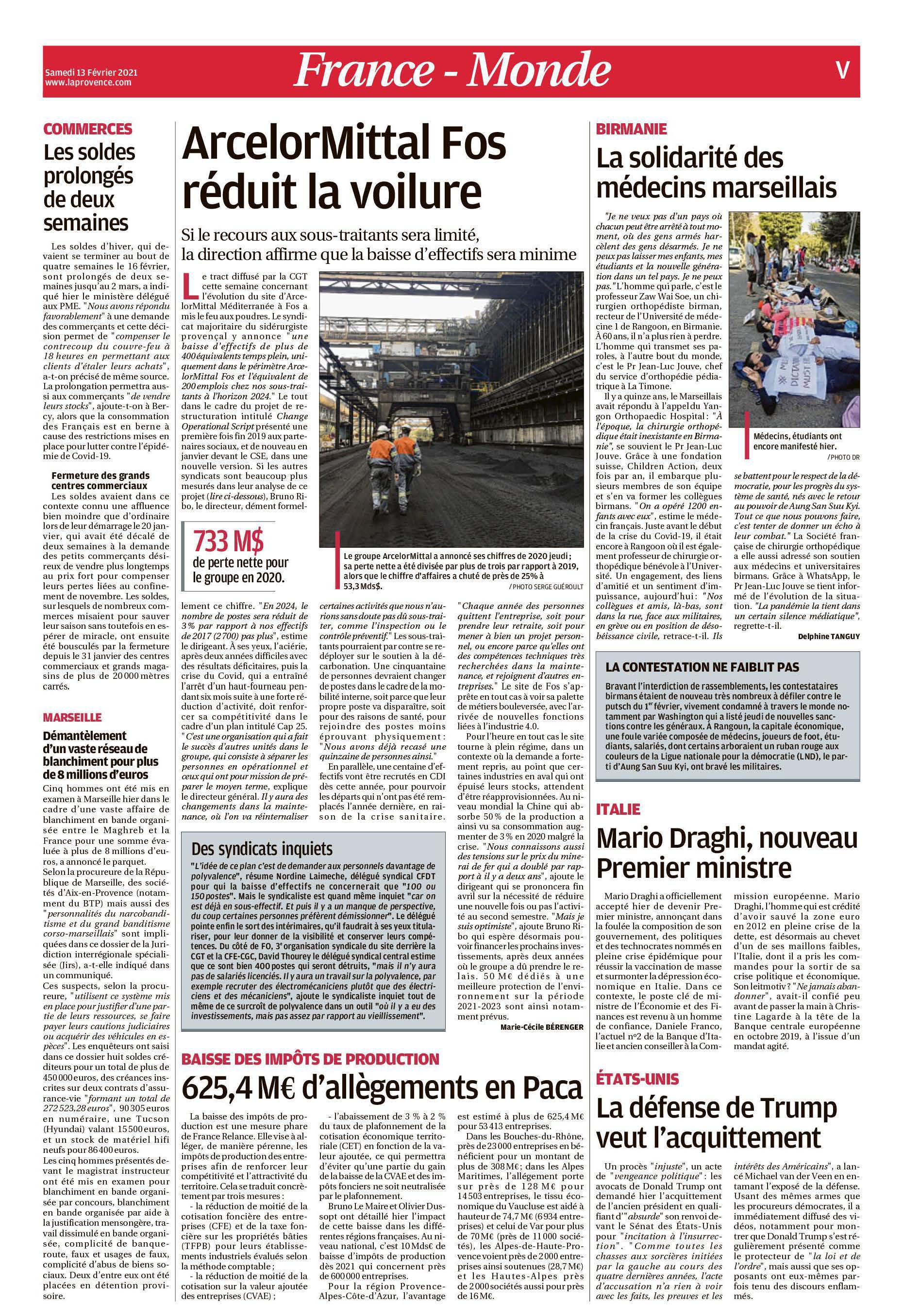 ArcelorMittal Méditerranée dans la Provence