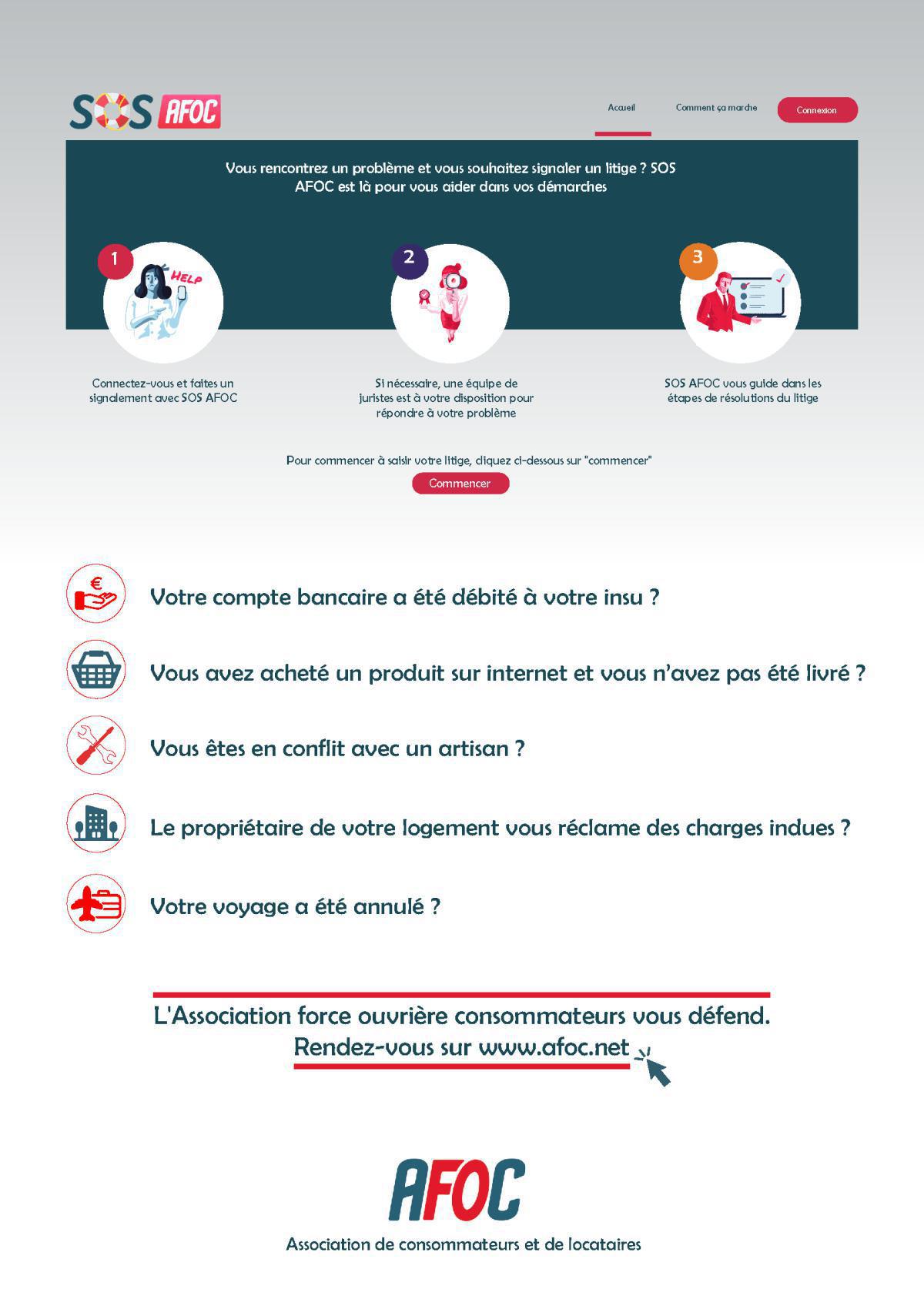 SOS AFOC est là pour vous aider dans vos démarches