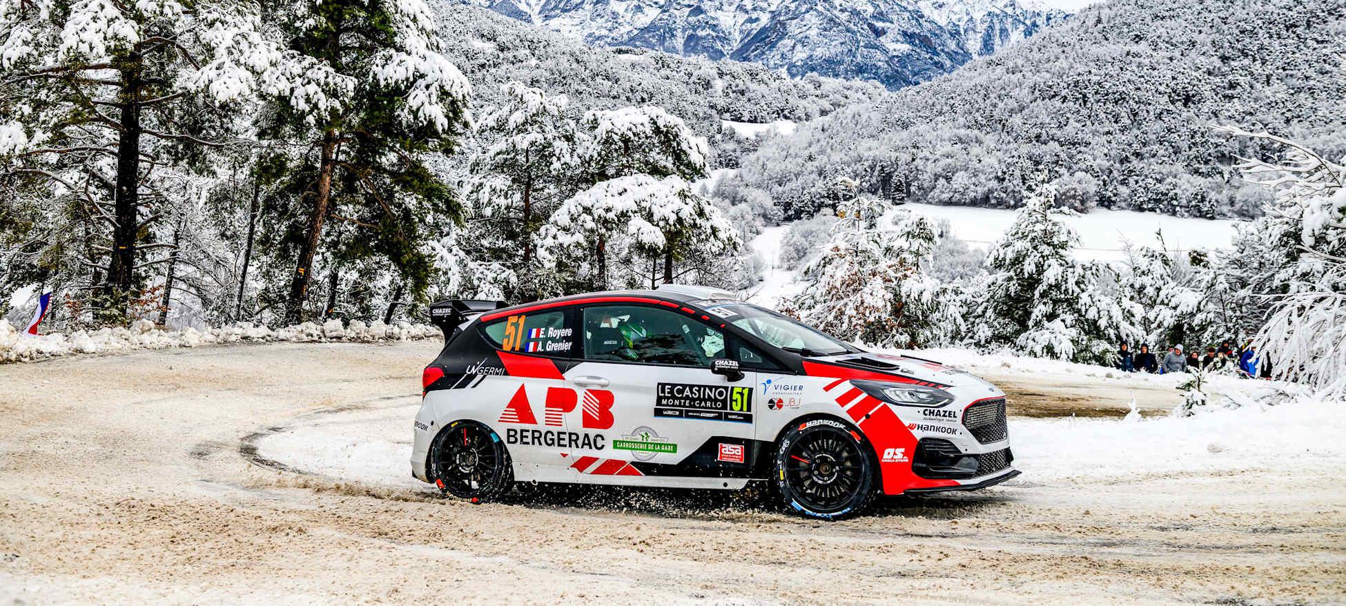 El sueño de Rossi se rompe: Royère lidera el WRC3 en Montecarlo