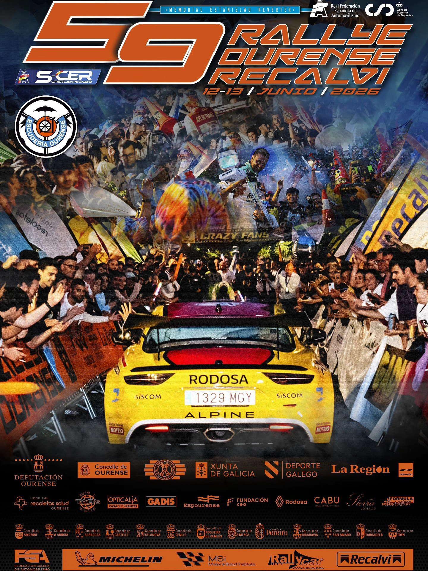 Rallye Ourense Recalvi (S-CER) › accesos GPS, Streaming, radio y ...